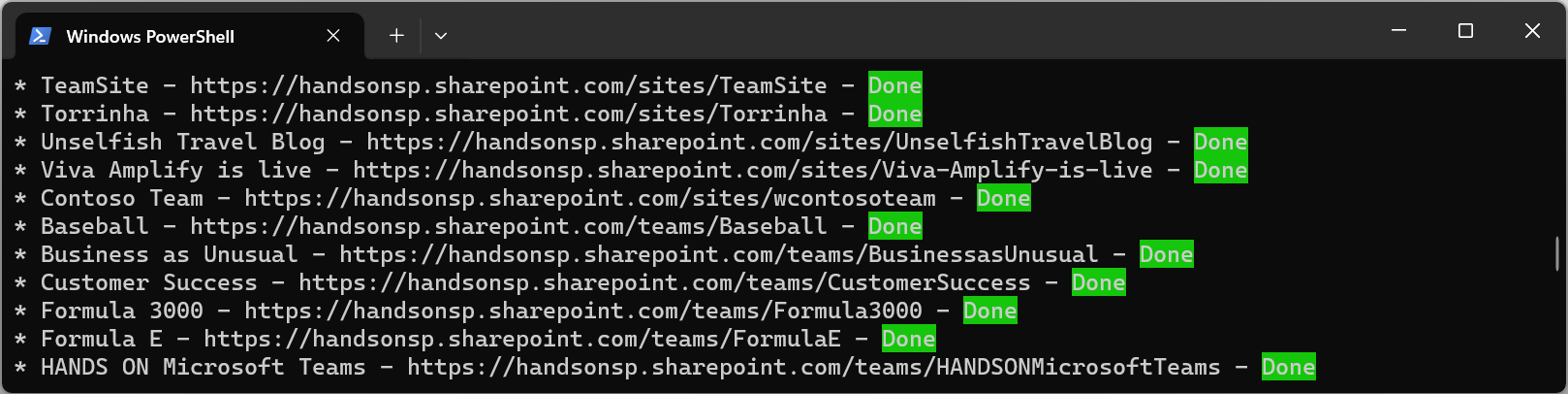 How to automate applying a SharePoint theme across site collections with PnP PowerShell - HANDS ...